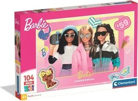 CLEMENTONI Puzzle Barbie MAXI / 104 dílků / od 4 let