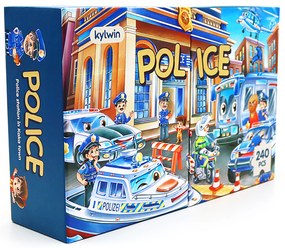 Aga4Kids Dětské puzzle Policie 240 dílků