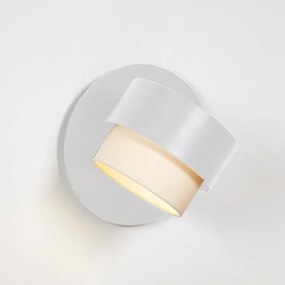 Moderní nástěnná lampička Kan Wall XL Barva svítidla: Bílá, Dekor: Cotonet bílý