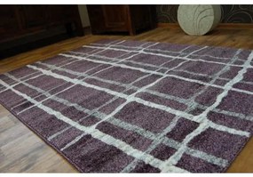 koberec SHADOW 9359 šeřík / bílá velikost 140x190 cm | krásné koberce cz