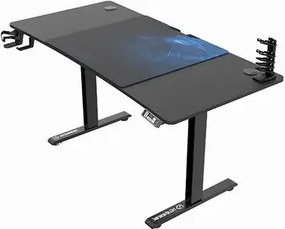 ULTRADESK LEVEL V2 modrá / Herní elektricky nastavitelný stůl / 140 x