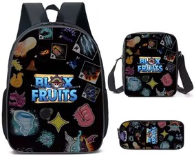 Školní set 3 ks ROBLOX Varianty: Blox Fruits, černá (06)