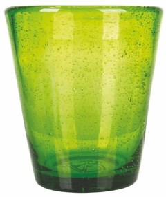 VILLA D’ESTE HOME TIVOLI Set sklenic na vodu Cancun Greenery 6 kusů, zelená, foukané sklo, 330 ml