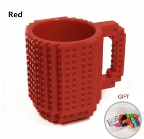 Stavebnicový hrnek LEGO Barevná varianta: Červená