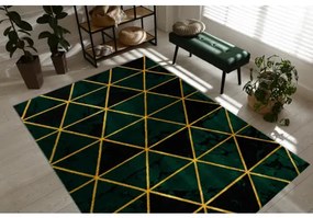 koberec EMERALD výhradní 1020 glamour, stylový mramor, trojúhelníky l velikost 120x170 cm | krásné koberce cz