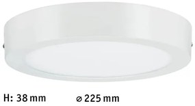 Paulmann 70642 - LED/12,5W Stropní svítidlo LUNAR 230V pr. 22,5 cm bílá