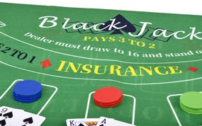 Sada karetních her 2v1 Poker & Blackjack se žetony a kartami