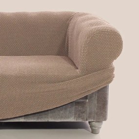 Super strečové potahy NIAGARA oříšková židle s opěradlem 2 ks (40 x 40 x 55 cm)