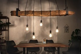 Designové závěsné světlo Shark 152 cm recyklované dřevo - skladem