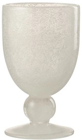 Bílá sklenička na víno na noze s bublinkami Wine Lisboa White - Ø9*15cm / 370ml
