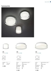 Redo 01-1454 - LED Koupelnové stropní svítidlo NAJI LED/18W/230V IP44
