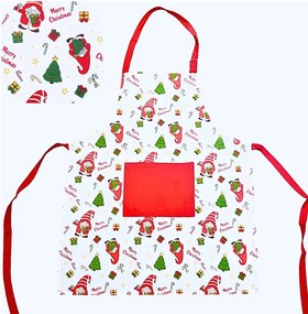 Kuchyňská zástěra bavlněná Vánoční Merry Christmas TiaHome