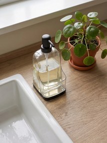 Sinsay - Průhledný dávkovač mýdla s místem na houbičku - clear