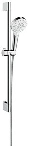 Hansgrohe Crometta, Vario sprchová sada se sprchovou tyčí 65 cm, bílá/chromová, HAN-26532400