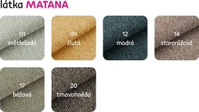 Designové křeslo, terakota/černá, KAPY