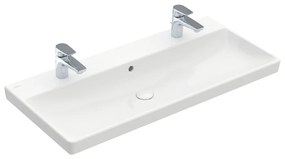 Villeroy & Boch Villeroy &amp; Boch AVENTO - Umyvadlo na skříňku 1000x470x180 mm, s přepadem, bílá Alpin CeramicPlus 4156A4R1