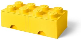 Žlutý úložný box se dvěma šuplíky LEGO®