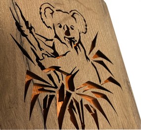 Li-Go "Koala" lampa 19x19 cm provedení povrchu: dub