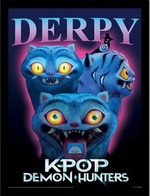 Rámovaný obraz Pyramid International K-Pop Demon Hunters - Derpy