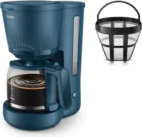 Philips HD7411/70 modrá / kávovar na překapávanou kávu / 1080 W / 1.3L
