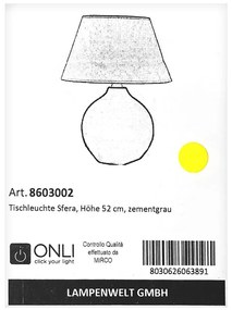 Euluna Euluna - Stolní lampa SFERA 1xE27/22W/230V LW0908