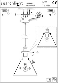 Searchlight 3228AB