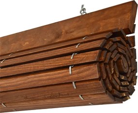 Vingo Dřevěná roleta na pergolu - třešeň, 2. jakost Šířka rolety: 150 cm, Rozvin rolety: 150 cm
