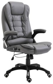 Kancelářská židle černá umělá kůže,  20233