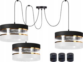 Závěsná Stropní Lampa Pavouk Spider Spyder Velké Led Stínidla Edison E27