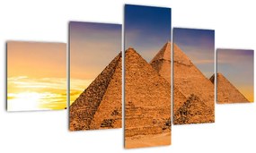 Obraz - Egyptské pyramidy (125x70 cm)