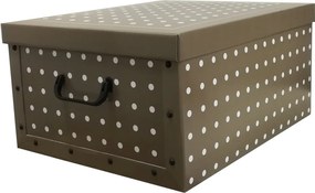 Skládací úložná krabice Compactor Rivoli - karton box 50 x 40 x v.25 cm
