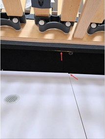 Béžová čalouněná dvoulůžková postel s úložným prostorem s roštem 180x200 cm Lotte - II. jakost – Meise Möbel