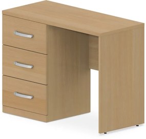 Artspect 201-1005/P - Stůl s deskovou podnoží 100x45cm - Buk bílý