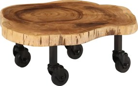 vidaXL Konferenční stolek masivní akáciové dřevo 60 x 55 x 25 cm [244950]