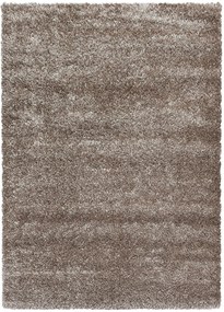 Koberce Breno Kusový koberec BRILLIANT 4200 Taupe, Hnědá, 60 x 110 cm