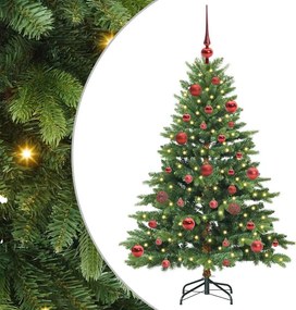 Umělý vánoční stromeček s stojanem Zelená 150 cm PE a PVC 3397536