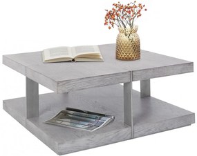 Danish style Konferenční stolek Veranzo, 70 cm, stříbrná