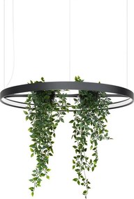 Černé hliníkové LED závěsné svítidlo ø 78 cm RIO – Thoro