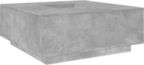 Konferenční stolek betonově šedý 100x100x40 cm kompozitní dřevo 3284052