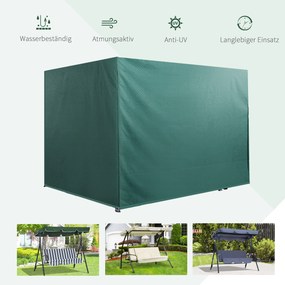 Ochranná plachta Outsunny® nepromokavá s UV ochranou 215x155x150cm pro nábytek a zahradu | Aosom.de