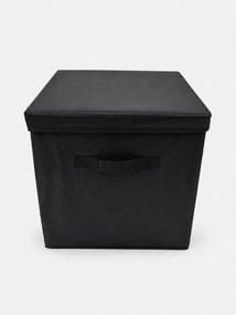 Sinsay - Skládací úložný box s rukojetí a víkem - černá