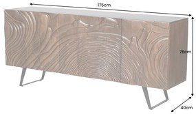 Massive home | Luxusní komoda FLUID z akáciového masivu 175cm