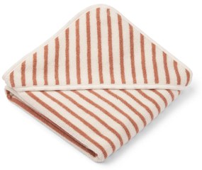 Liewood Osuška s kapucí Alba Y/D Stripes Tuscany rose Creme