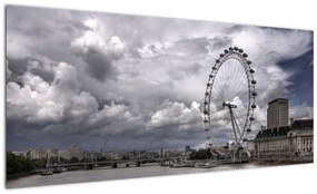 Londýnské oko (London eye) - obraz (100x40cm)