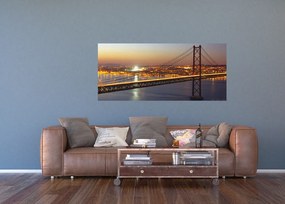 Vliesová fototapeta na zed' Večerní Most | 202 x 90 cm | DFTNH2725
