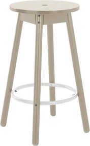 Šedá barová stolička z borovicového dřeva (výška sedáku 65 cm) Kinna – Jotex