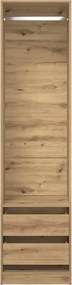 Šatní skříň dub artisan 50 x 50 x 200 cm kompozitní dřevo 3318629