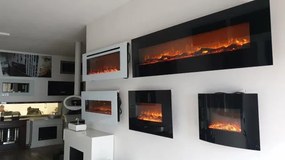 Electric fireplace -  LED elektrický krb 152 Black