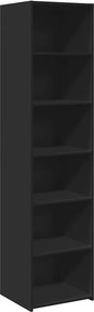 Skříň highboard černá 45 x 41 x 185 cm kompozitní dřevo 3281674