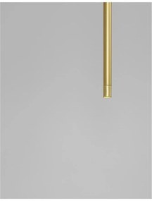 Nova Luce Závěsné LED svítidlo ELETTRA, 5W 3000K Barva: Zlatá